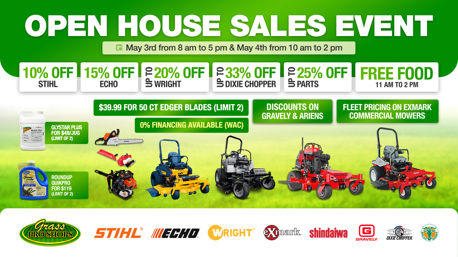 Grass Pro Shops - Outdoor Power Equipment: Homepage